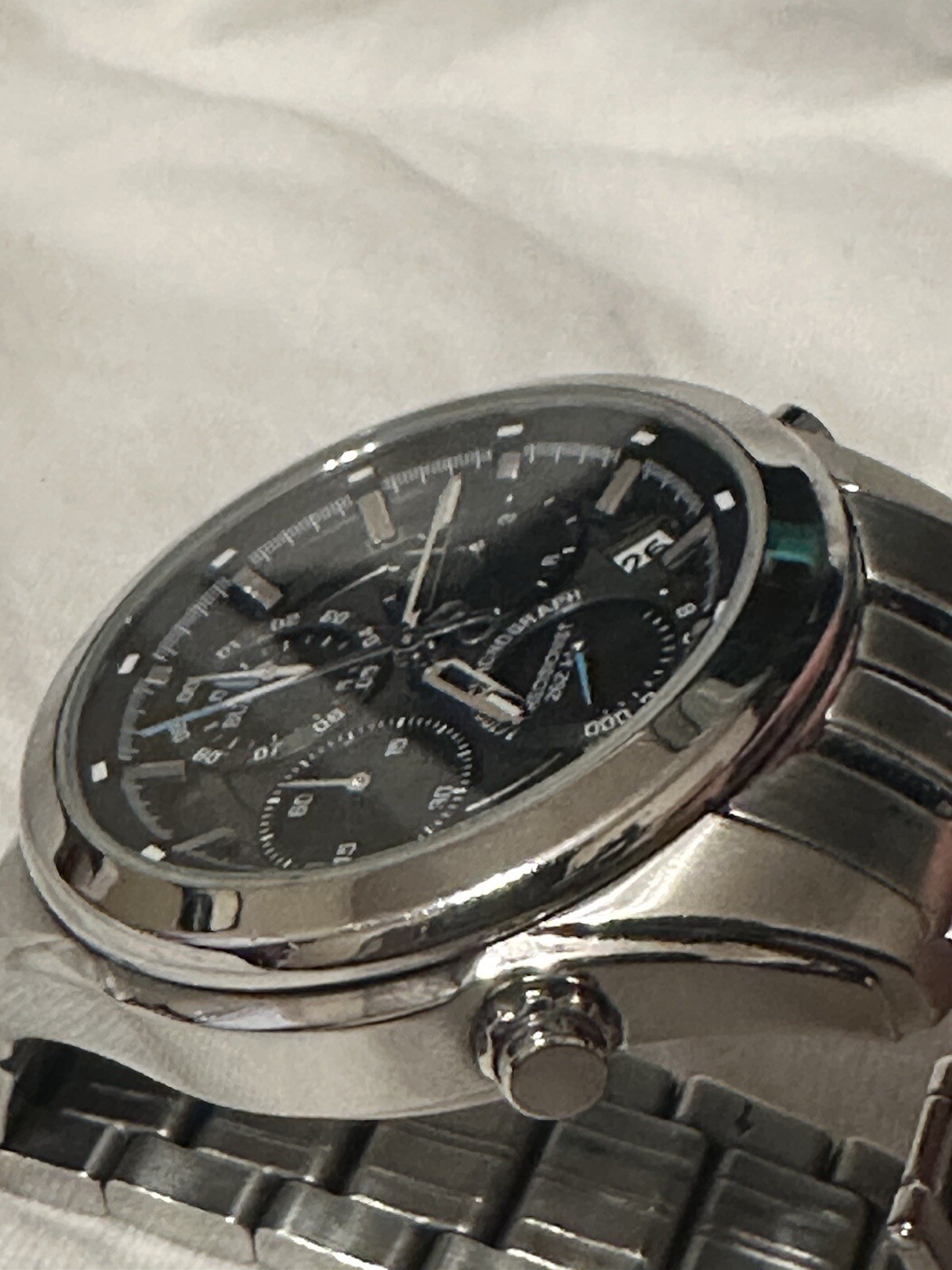 Bulova Men's Watch Precisionist 96B260 Chronograph Quartz Gray Dial ...