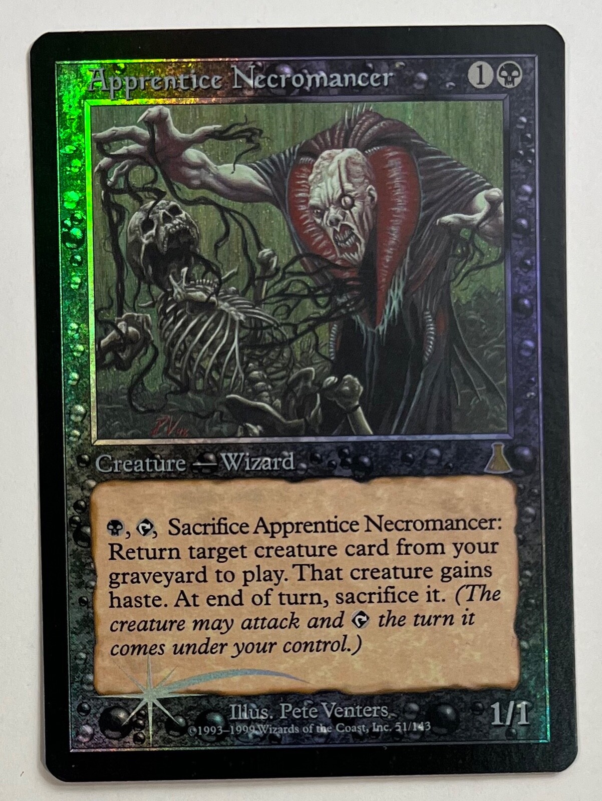 MTG APPRENTICE NECROMANCER (FOIL) Urza's Destiny (OldManMTG 002-773) | eBay