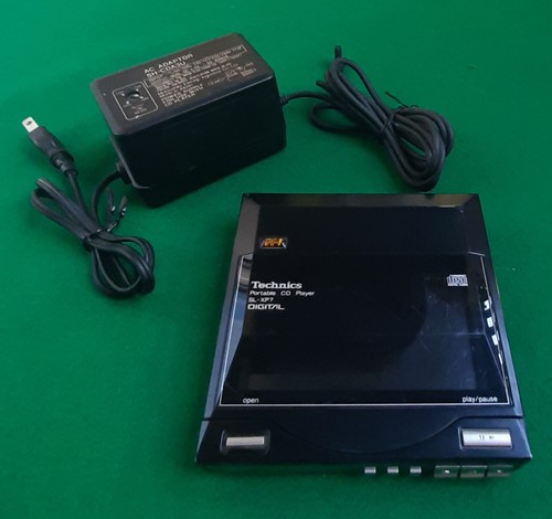 TECHNICS SL-XP7 Portable CD player + SH-CDA3U AC ADAPTOR Powers ...