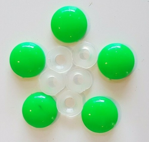 22 COLOURS PLASTIC DOME DOME SCREW CAP COVER SHOP FITTING DECOR + £5 ...