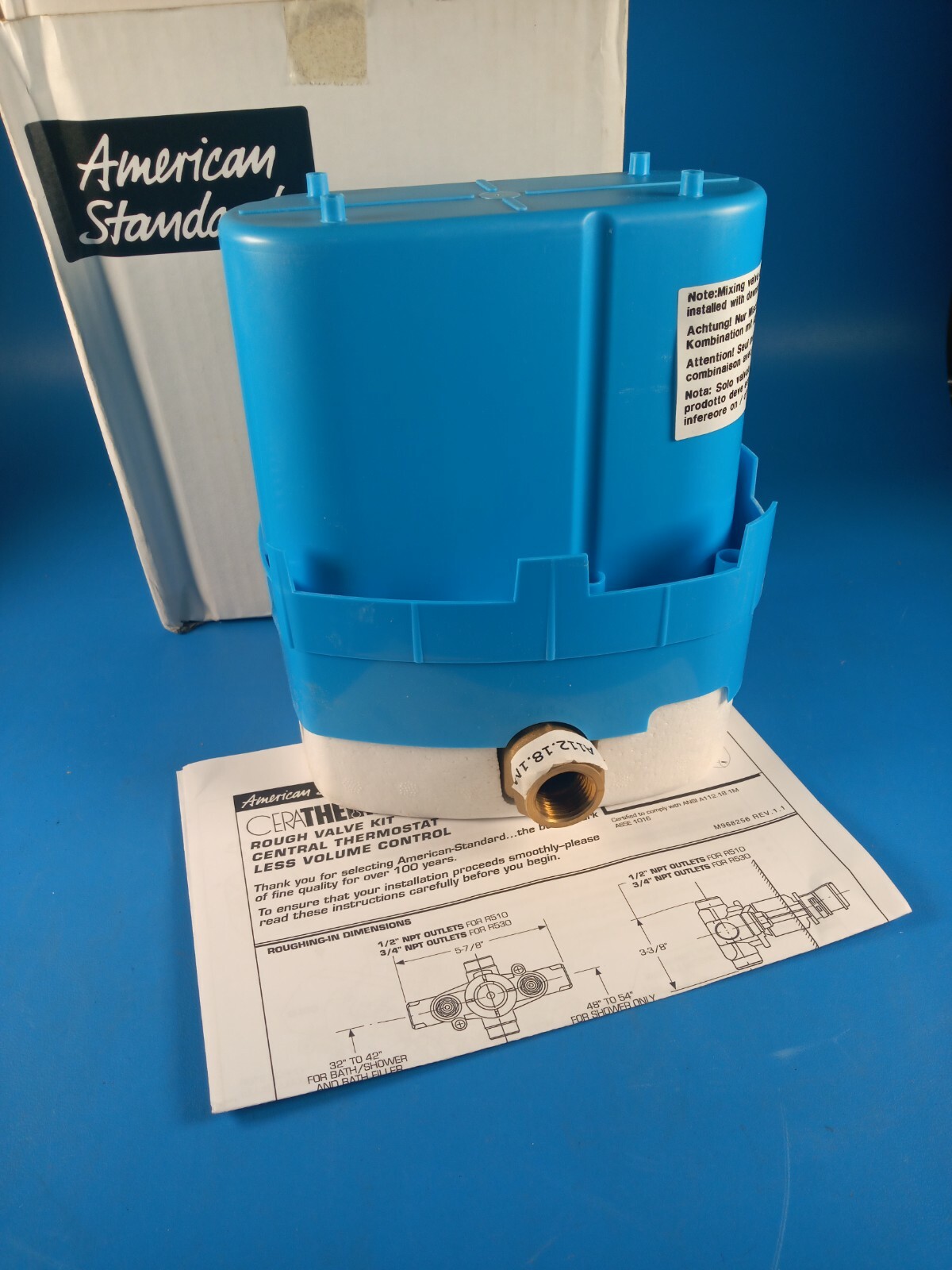 American Standard R510 Ceratherm Rough Thermostatic Valve Body for sale ...