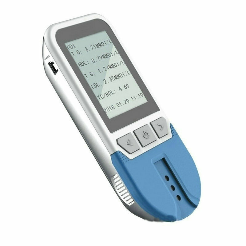 Lipid Test Meter Cholesterol Meter Analyzer TG HDL LDL Test Meter Kit ...