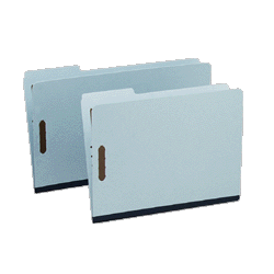 Globe Weis 616f2-1/3blu Globe-weis Recycle Pressboard File Folder With ...