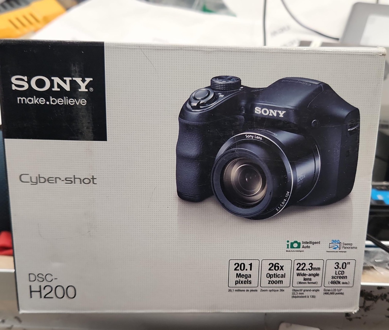 Sony Cyber-shot DSC-H200 20.1 MP Digital Camera Black Open box | eBay