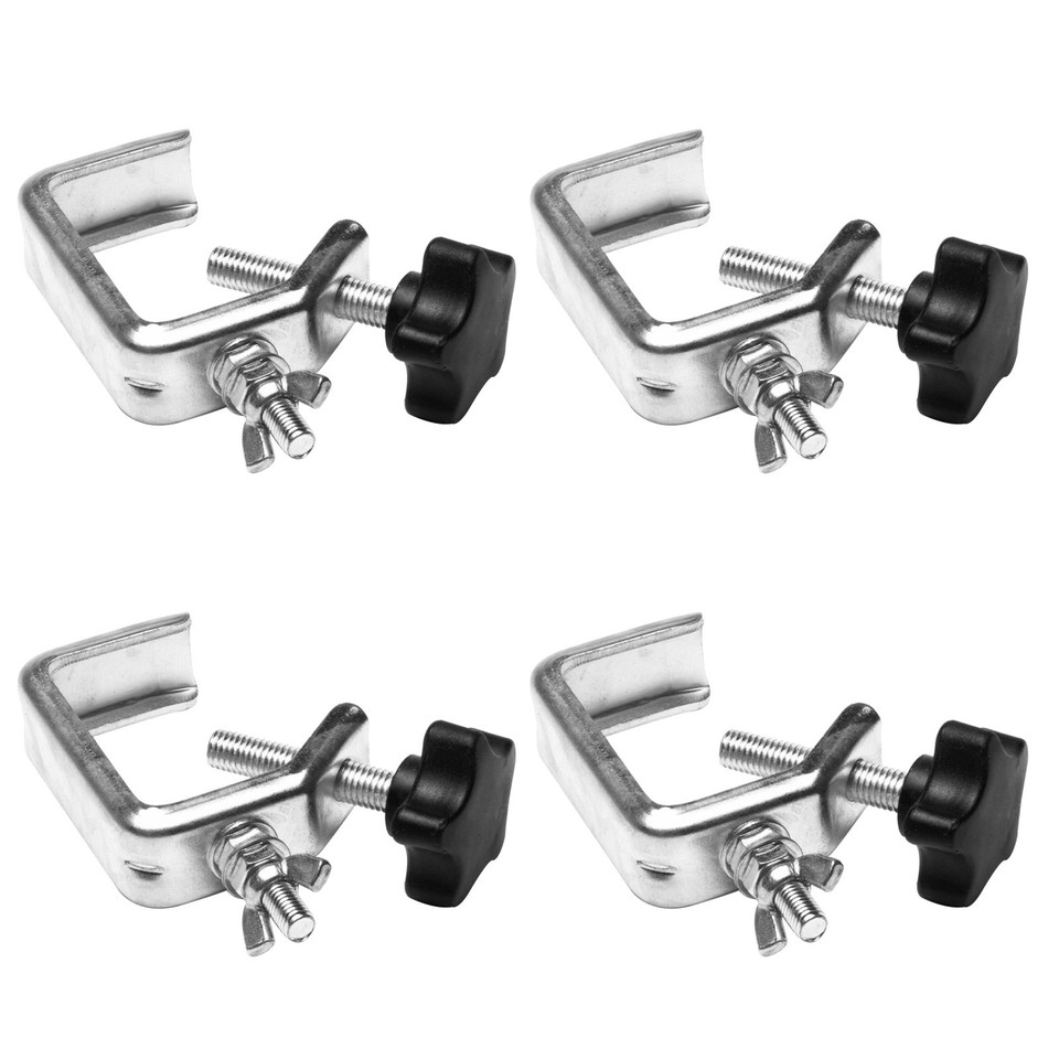 Global Truss Mini-C Clamps Light Duty Lighting C-Clamp 4 Pack | eBay