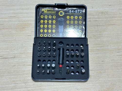 Kimball Midwest 84-872 Bit & Adapter Set in Foam Case | eBay