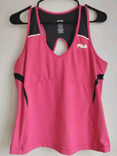 FILA Sport Performance Running Athletic Shirt Women's Size XL Pink | eBay