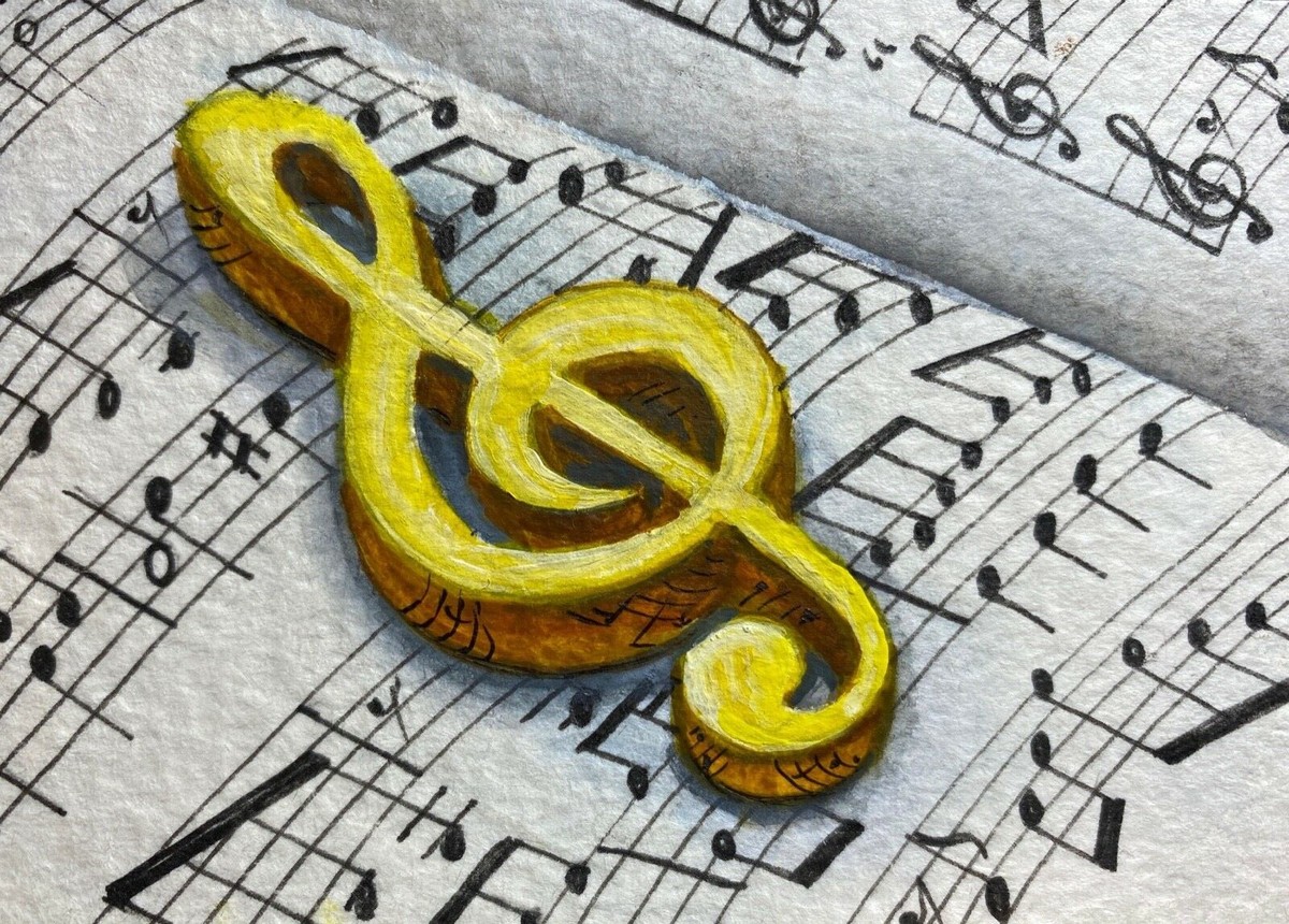 Music Notes Painting