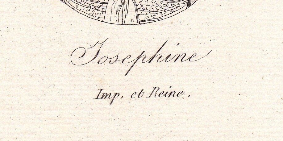 Portrait XIXe Joséphine de Beauharnais Martinique Napoléon Bonaparte ...