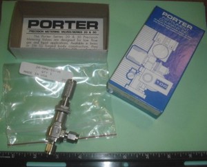 Porter/Parker Metering Valve Angle 316 Stainless Steel 1/8" Comp, 2A ...