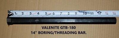 *WOW* Valenite 1" Index. GROOVE/ THREAD Boring BAR GTB-180 ,14" LENGTH ...