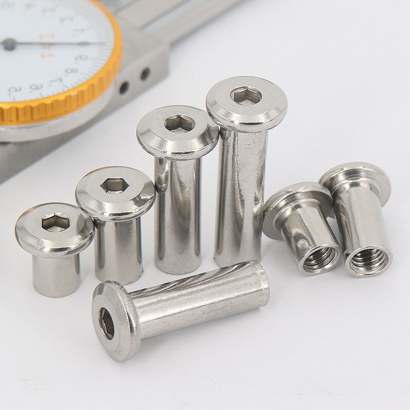 304 Stainless Steel Rivet Nut Hex Socket Furniture Connector Cap Nuts ...