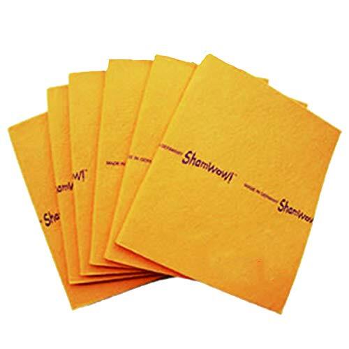 All-purpose cloth Shamwow Large Orange Set of 6 Powerful absorbent ...