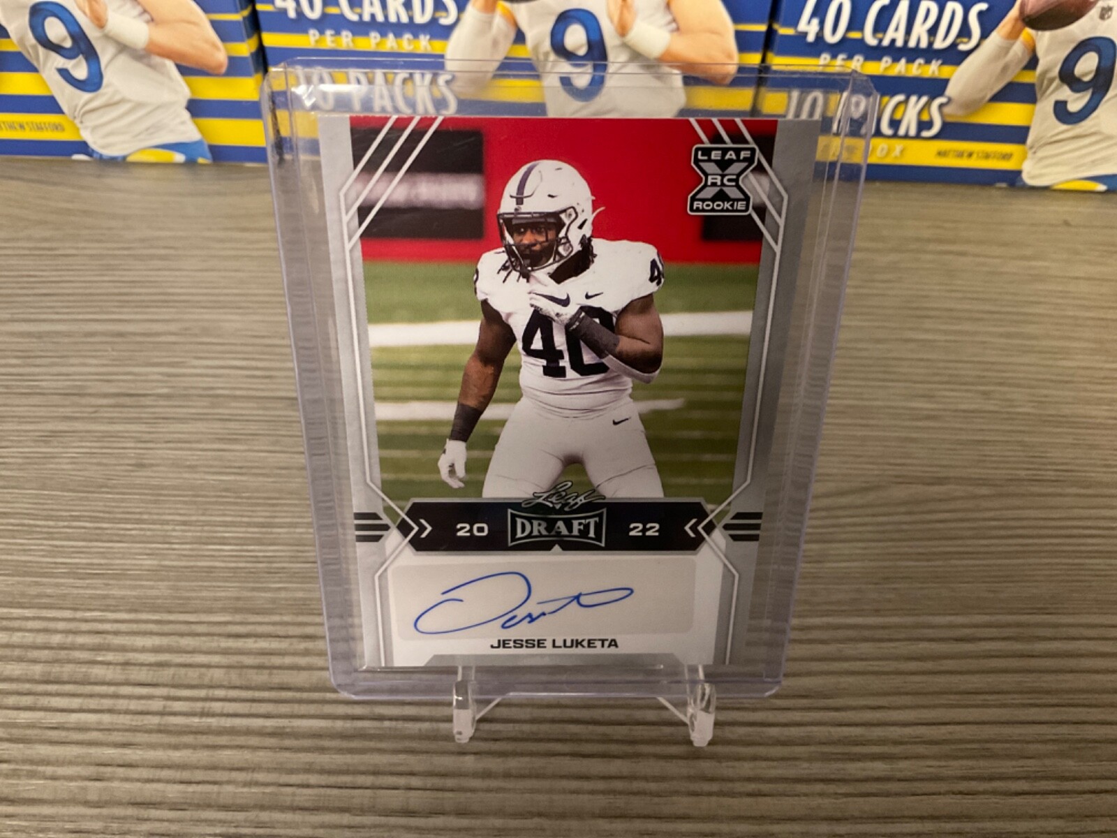 2022 Leaf Draft - Autographs #BA-JL1 Jesse Luketa (AU, RC) for sale ...