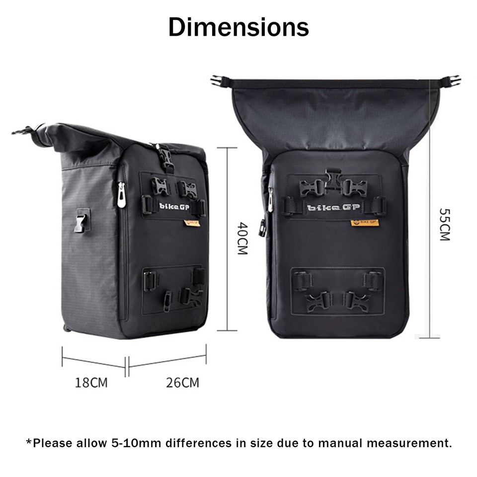 22L Motorcycle Rear Bag Tail Pack Backpack For BMW R1300GS R1250G R ...