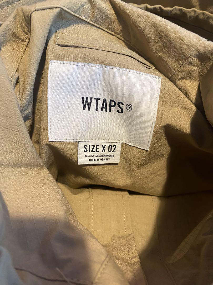 WTAPS SBS LS NYCO Ripstop Hooded Jacket Beige Used | eBay WTAPS SBS LS NYCO Ripstop Hooded Jacket Beige Used | eBay