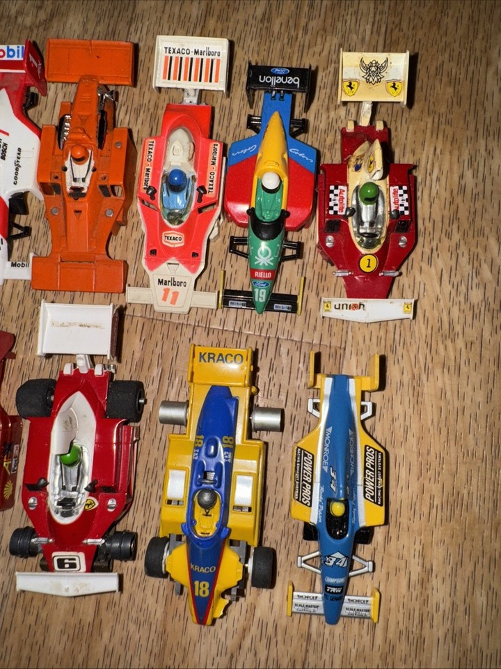 Lot Of 11 Formula 1 Racing Slot Car Bodies Penzoil Kraco Power Pros ...