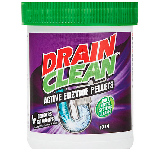 Drain Clean Active Enzyme Pellets - 100g - BIO & SEPTIC - FREE SHIP in ...