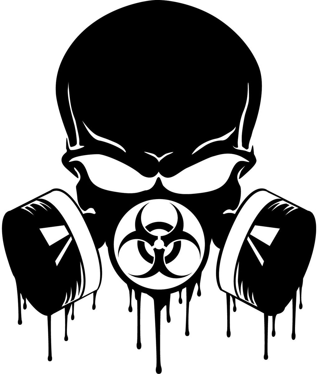 Biohazard Skull Symbol