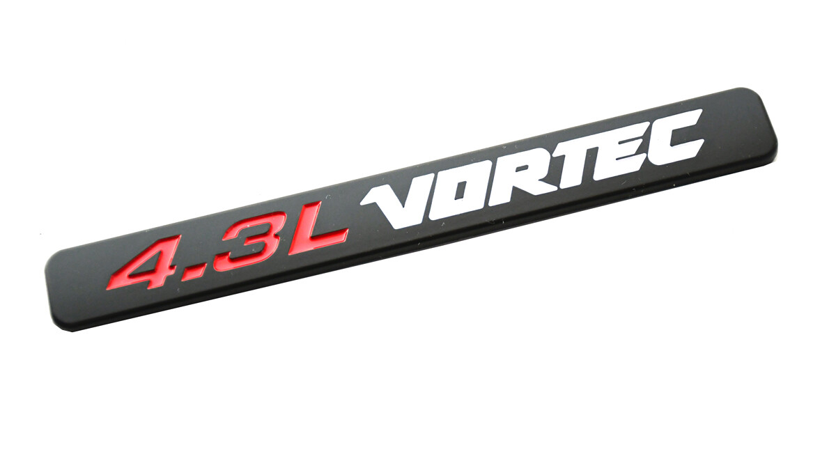 3pc 4.3L Vortec Emblems Hood Engine Badge for Silverado Z71 Car Sierra ...