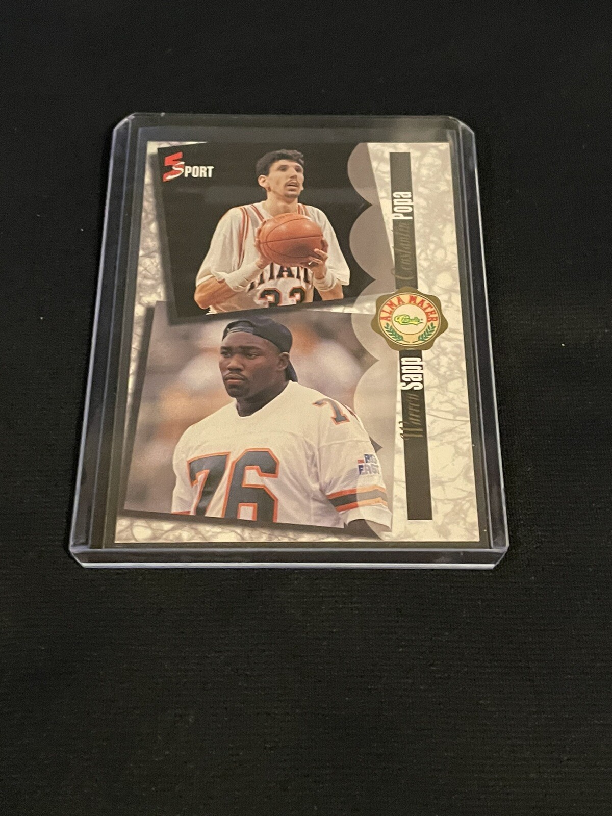 1995 Classic 5 Sport Alma Mater Constantin Popa Warren Sapp #187 HOF | eBay