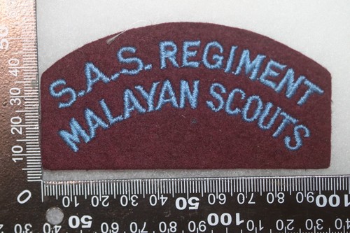 BRITISH ARMY SAS SPECIAL AIR SERVICE MALAYAN SCOUTS OLDER COPY SHOULDER ...