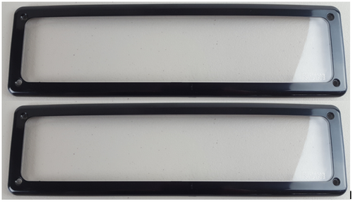 NuLINE Mini Euro Number Plate Covers | eBay Australia