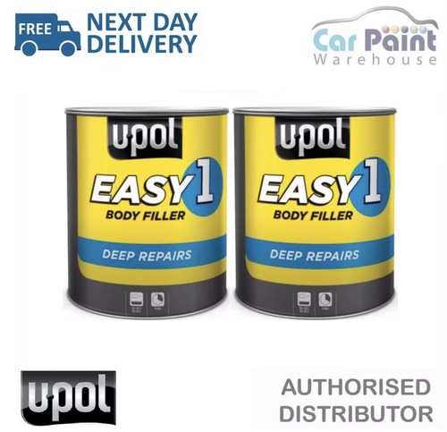 2 x UPOL Easy 1 Polyester Body Filler 3.0L with a BPO hardener Easy One U-POL | eBay UK