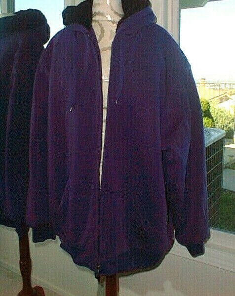 NWT Mack Russo Mens Hooded Navy Blue Jacket Size XL Fleece Lined Zipper ...