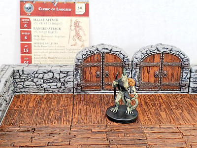 Cleric of Laogzed #29 War of the Dragon (Lizard folk) w/Card | eBay