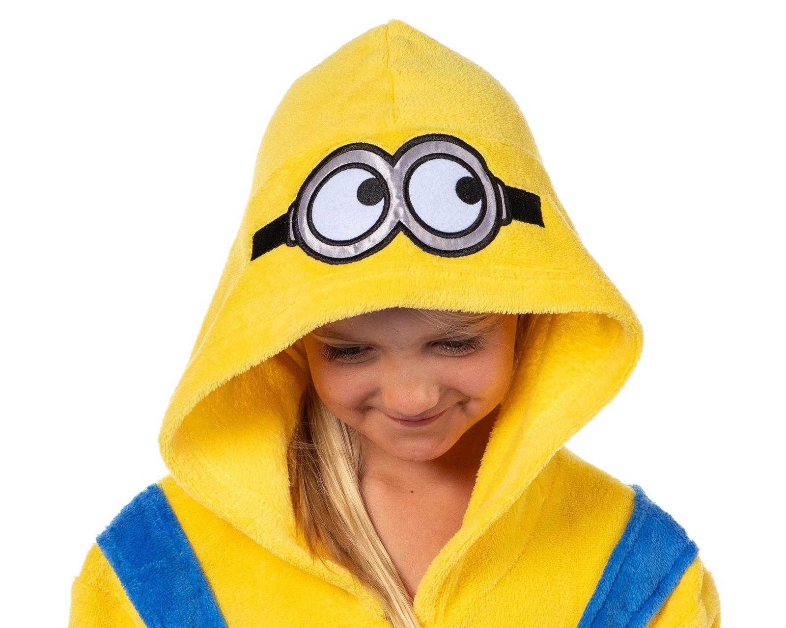 Despicable Me Boys' Bob The Minion Hooded Jumpsuit | Sleep Pajama | ID ...