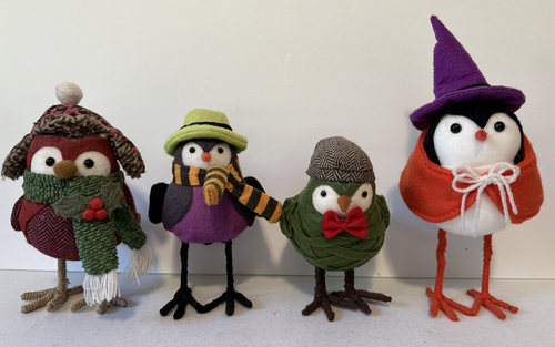 Holiday Christmas Fall birds Target 2013 Featherly Friends 4 lot winter ...