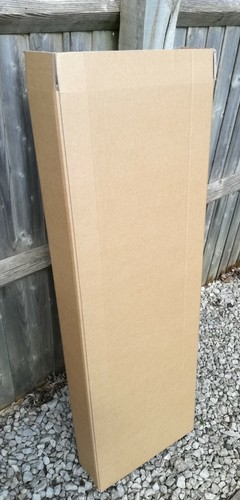 Long Guitar postage shipping box. Single Wall Corrugated Board ...