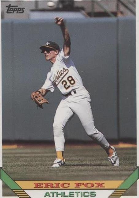 1993 Topps - Eric Fox #46 for sale online | eBay