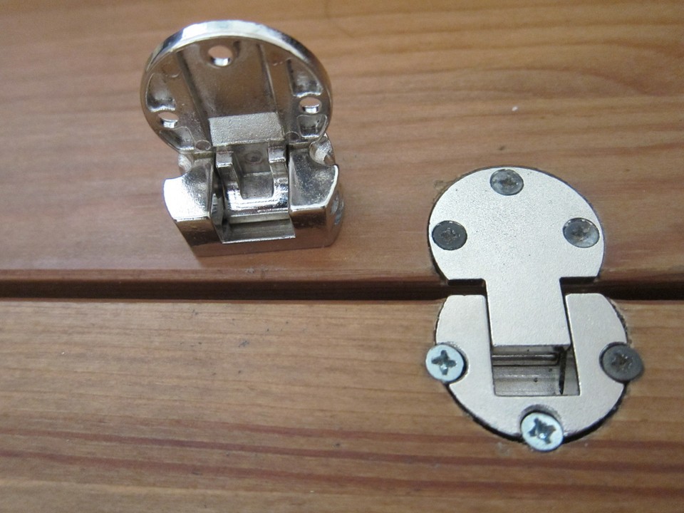 3 x ikea Hinges Malm Hemnes desk keyboard drawer tray Flap table hinge ...