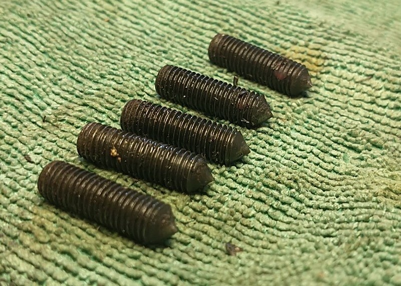 Logan 12" 2555 VH Lathe Compound Rest Base Original Gib Set Screw Set ...