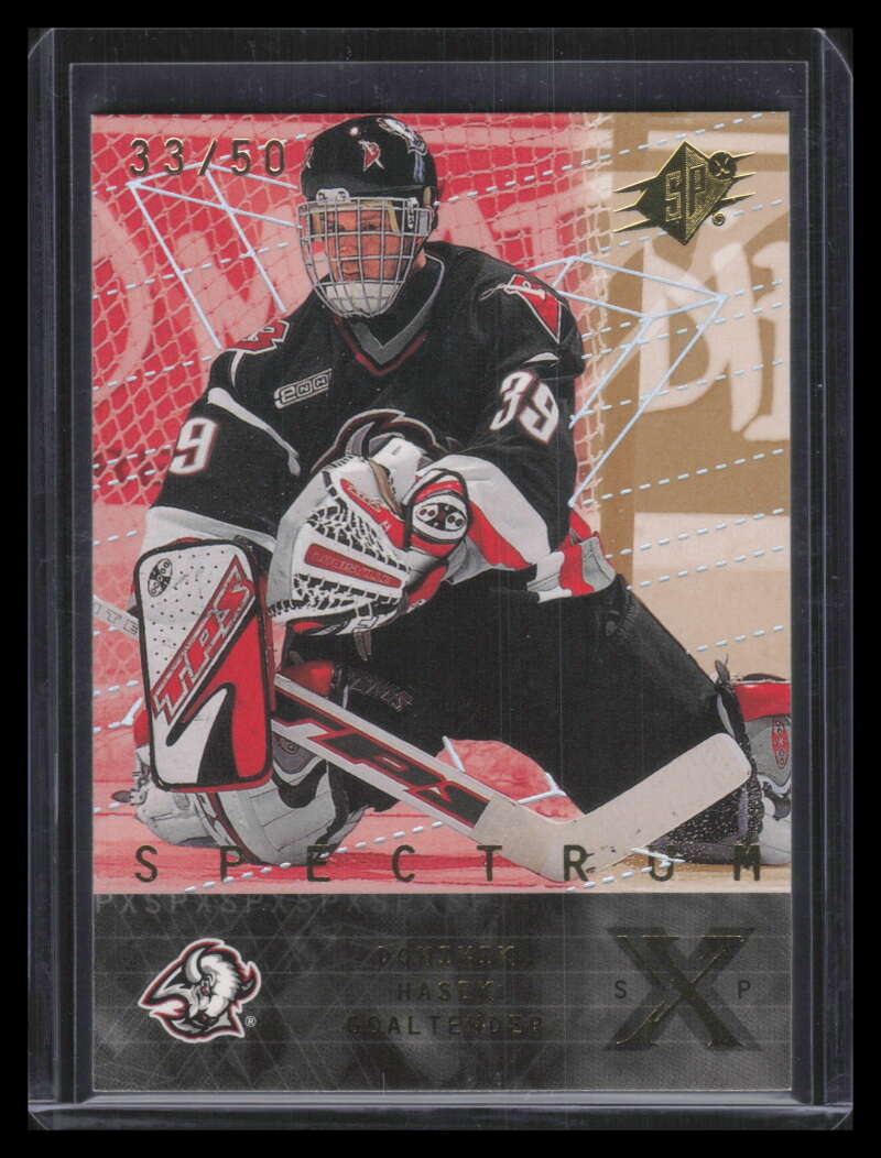 Dominik Hasek 2000 SPx #6 Spectrum /50 Price Guide - Sports Card Investor