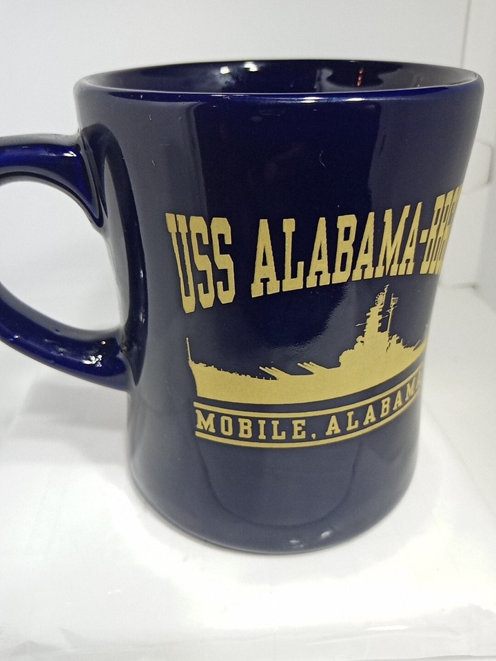 USS ALABAMA BB60 MUG. USS ALABAMA BB60 COFFEE MUG. NAVAL SHIP MUG. B331 ...