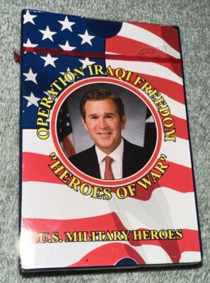 Operation Iraqi Freedom Heroes Of Wars US Military Heroes Playing Cards ...