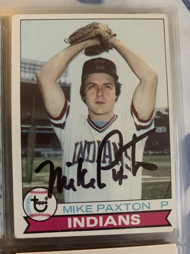 4 Mike Paxton baseball cards. 1 card autographed | eBay