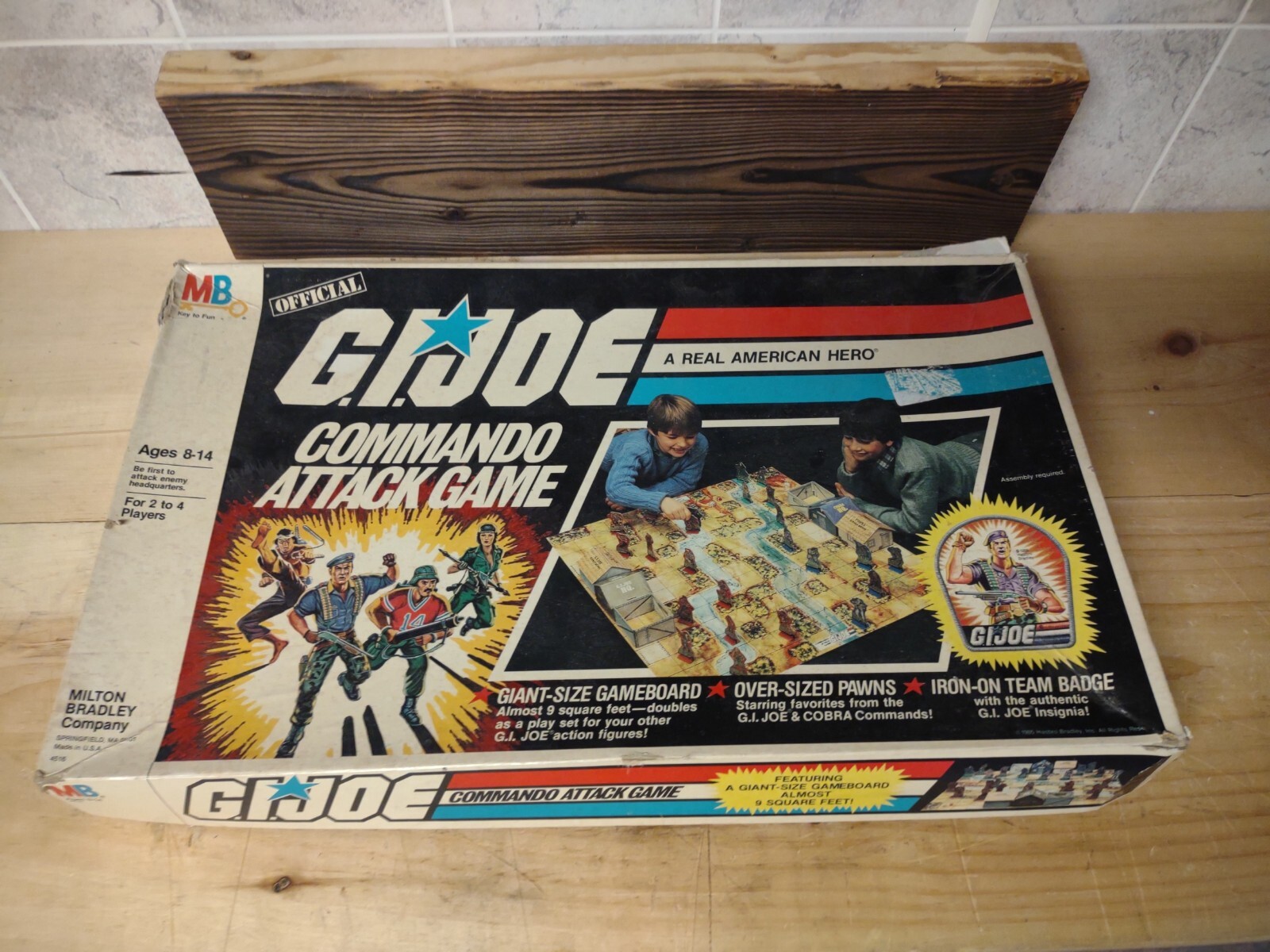 Vintage GI JOE Commando Attack Board Game 1985 milton bradley Almost ...