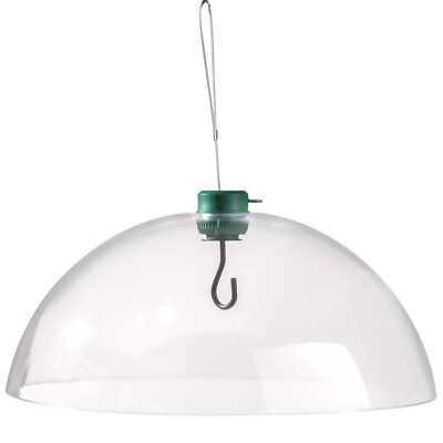 Squirrel Clear Baffle Dome – Universal Bird Feeder Guard for Hanging ...