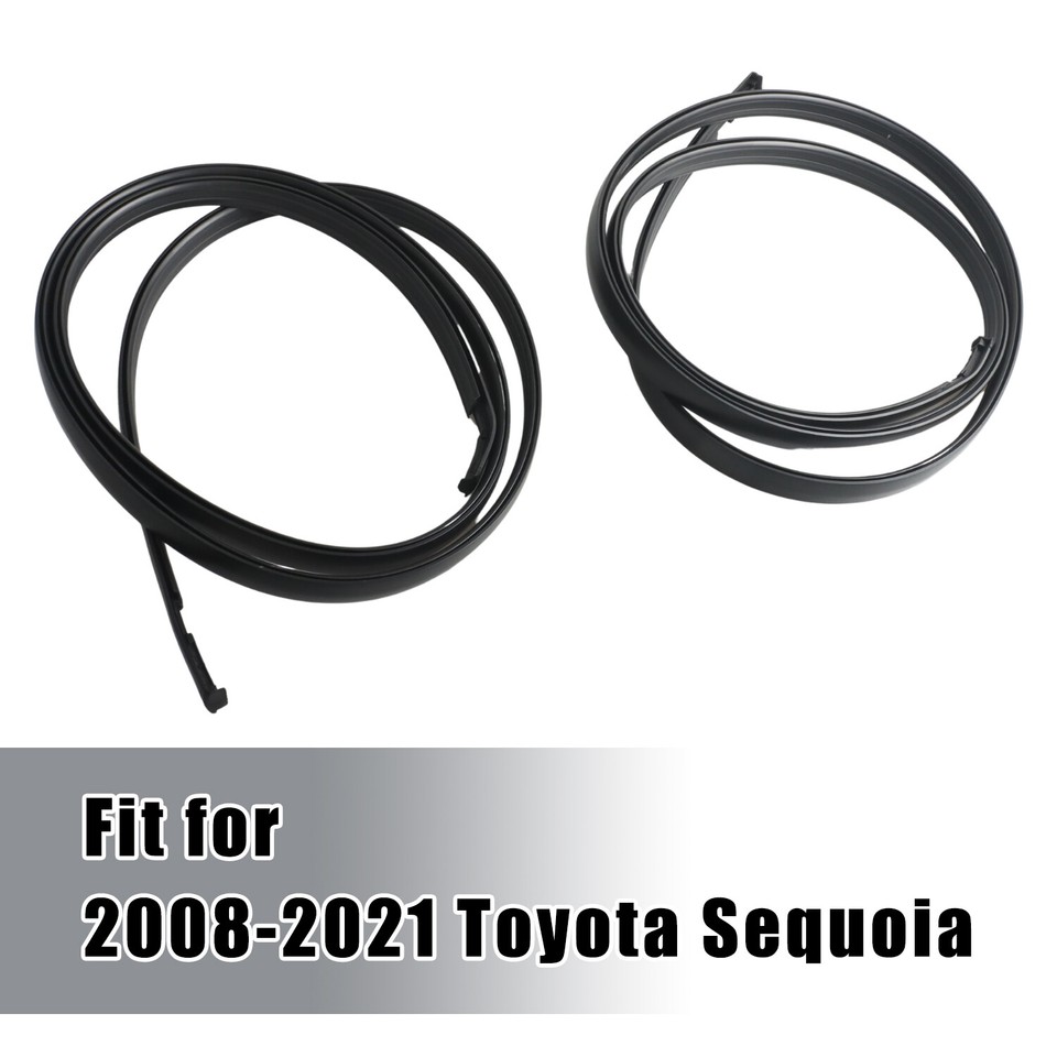 Passenger & Driver Roof Drip Molding Fit for 08-21 Toyota Sequoia 75551 ...
