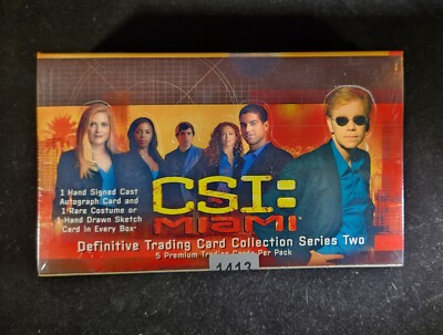 CSI : Miami Trading Card Collection Series Two - Sealed Box - Strictly ...