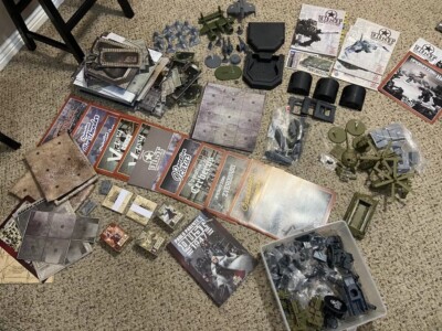 Dust Tactics Mega Lot Wargame 1947 Miniatures Hundreds Of Pieces | eBay