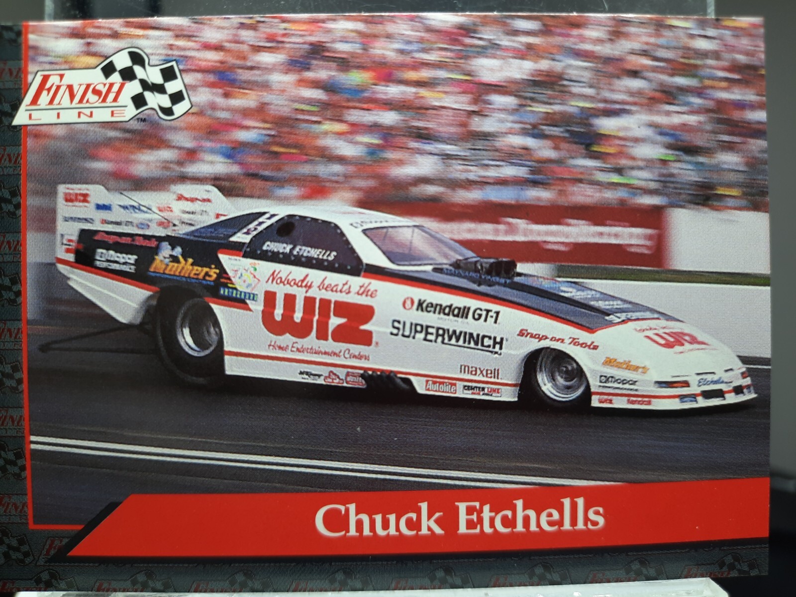 1993 Finish Line Nhra Chuck Etchells Trading Card #49 | eBay