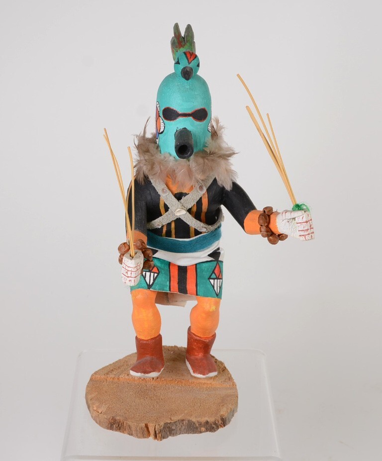 Hopi carved "Zuni Warrior" Kachina / Katsina | eBay