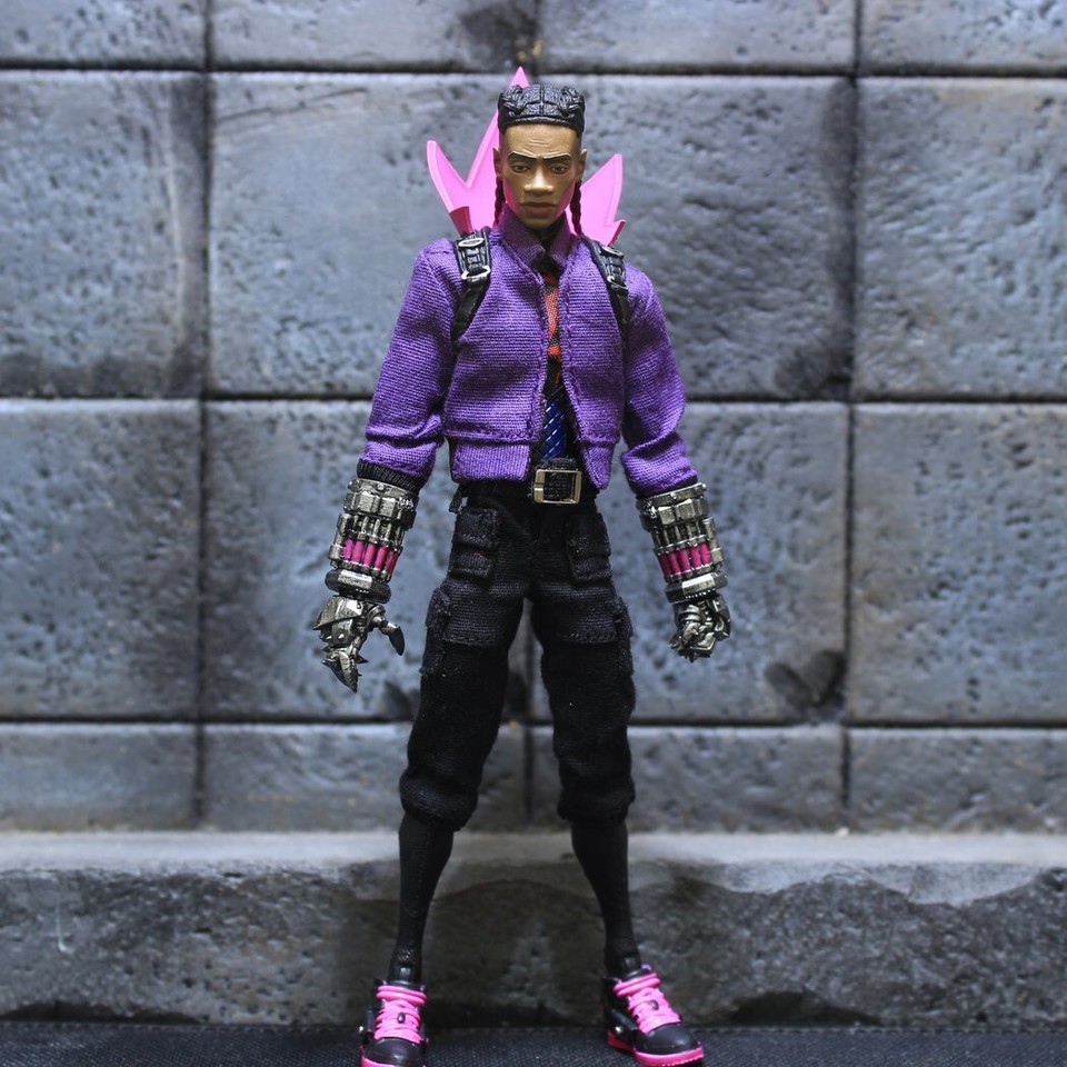1/12 Custom Marvel Universe Miles Morales Prowler Earth 42 Unmasked ...