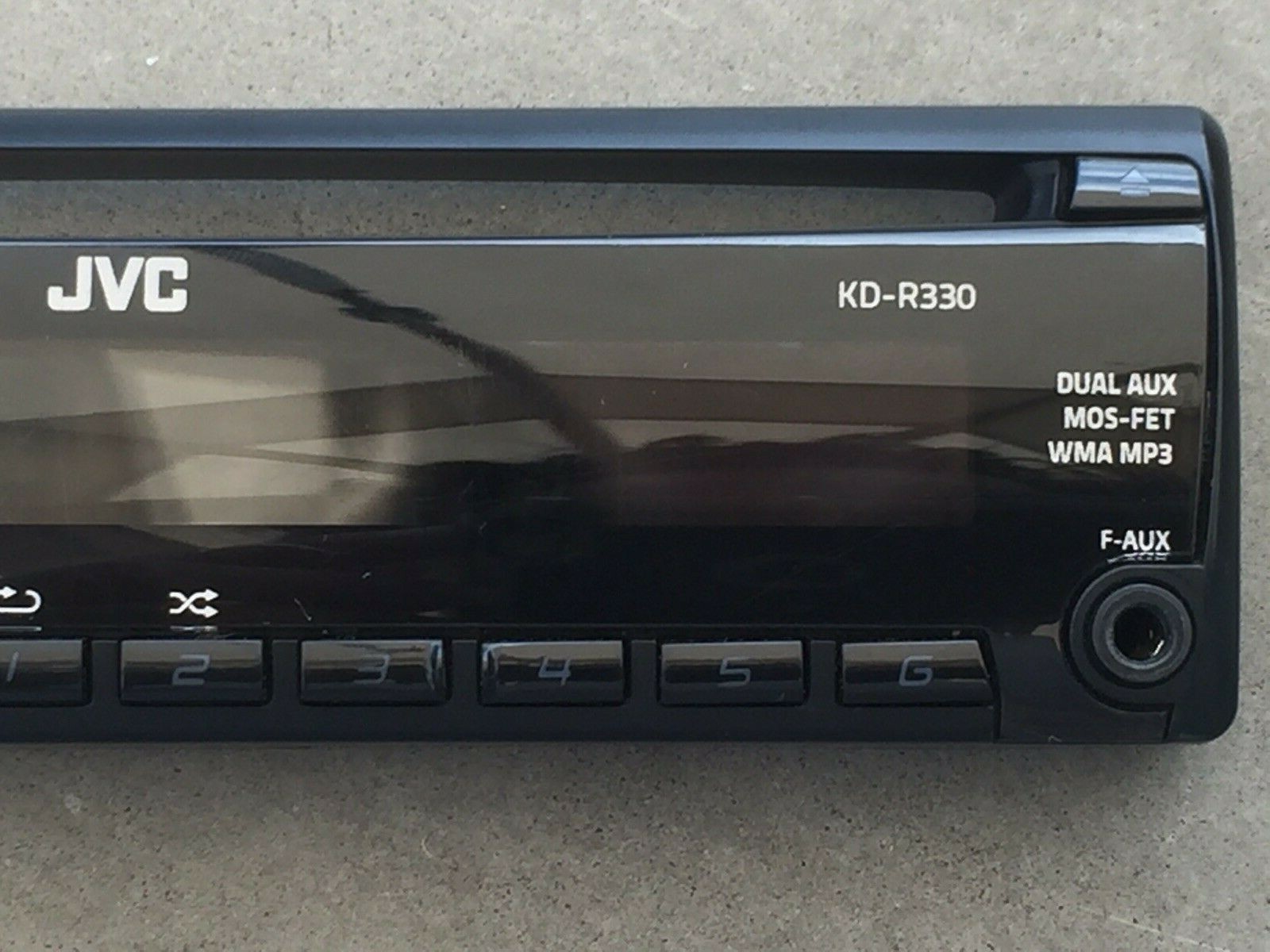 JVC KD-R330 CAR STEREO FACEPLATE ONLY JVC KD-R330 FACEPLATE ONLY OEM 🟠 ...