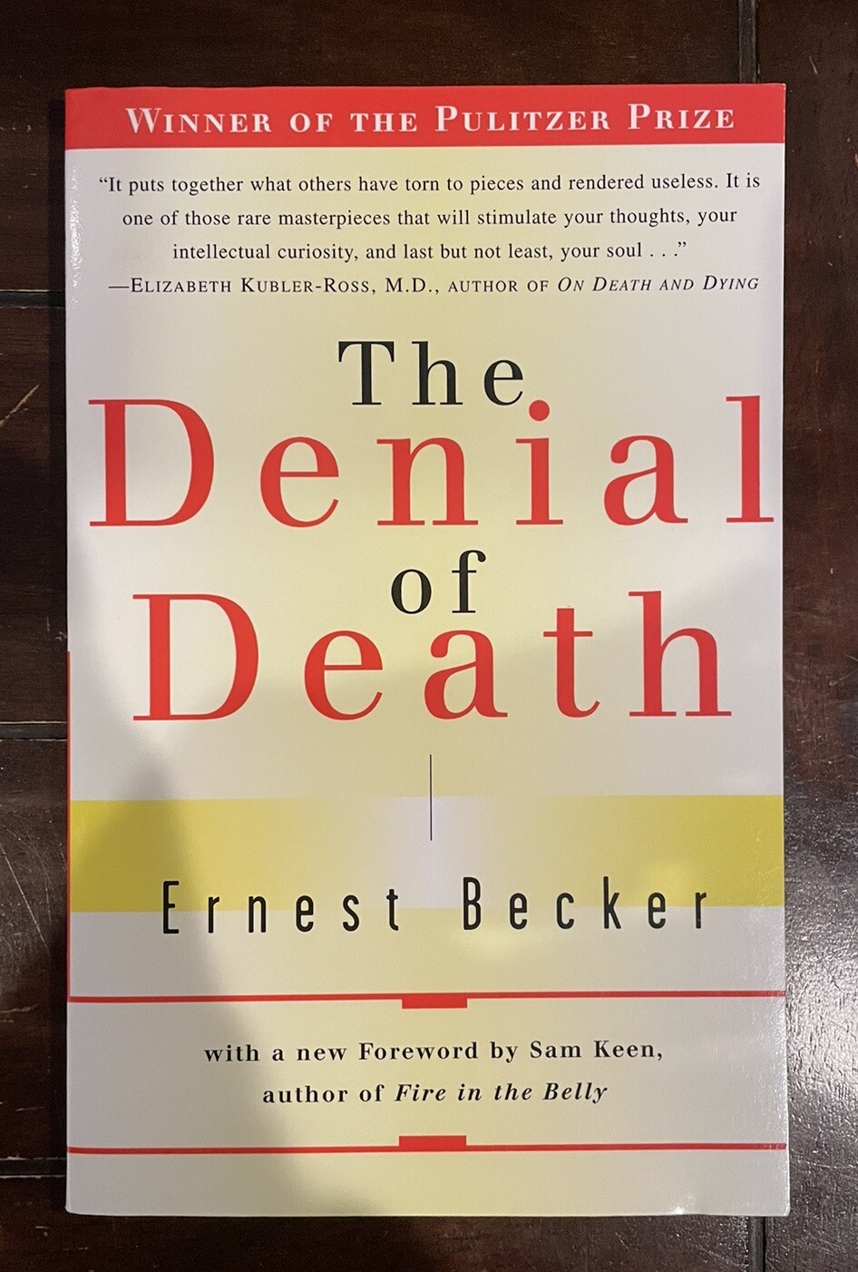 Denial of Death by Ernest Becker (Paperback) - FREE SHIPPING ...